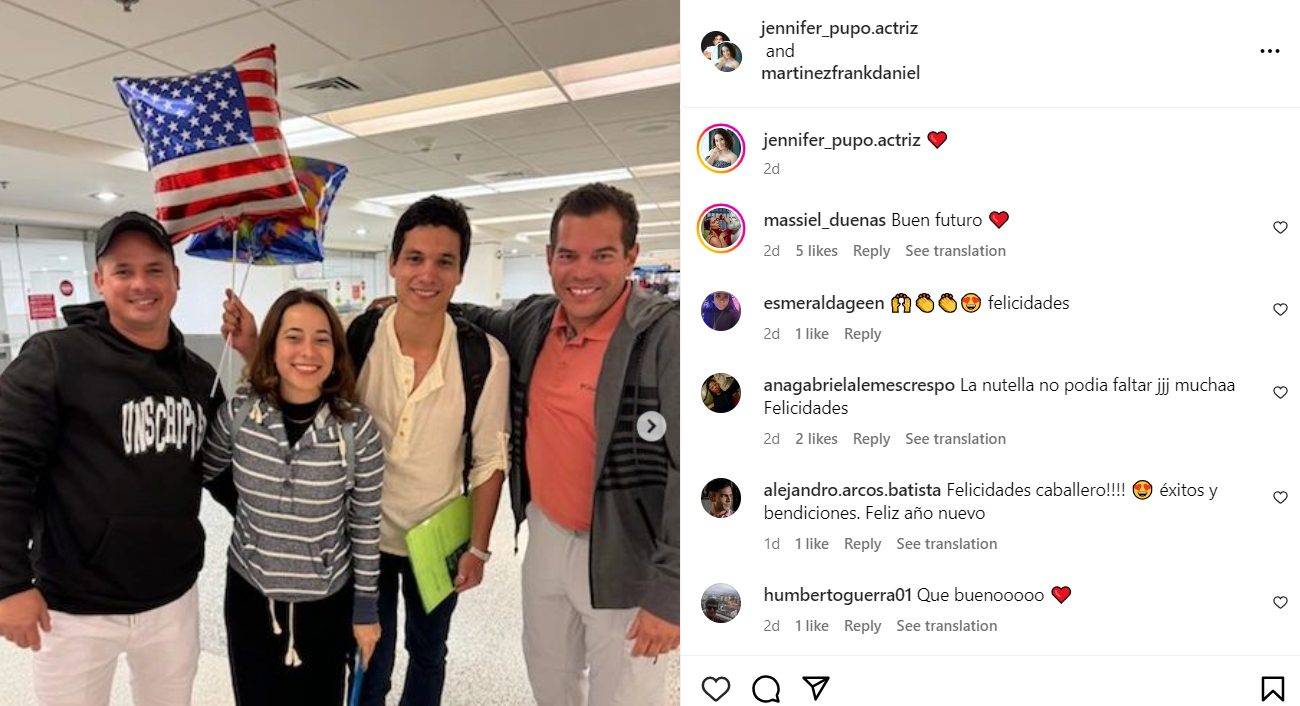 Otros dos jóvenes actores que llegan a EE.UU: Jennifer Pupo y Frank Daniel